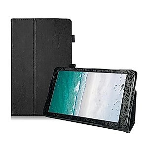Transwon Case for Qlink Scepter 8 Tablet/weelikeit Tablet 8 Inch Android 13 Tablet Case, Magnetic Closure/Stylus Holder/with Stand - Black