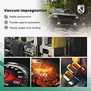 YHTAUTO Set of 6 Ignition Coil Packs Replacement for Ford Explorer F150 Mustang Edge Fusion Taurus, Lincoln MKS MKT MKK, Mazda 6 CX-9 Mercury Sable 3.7L 3.5L, Replace DG520