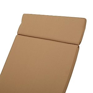 Christopher Knight Home Salem Chaise Lounge Cushion, Caramel (set of 2)