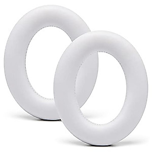 WC Wicked Cushions Upgraded Replacement Ear Pads for Bose 700 Noise Cancelling Headphones (NC700) - Softer PU Leather, Luxurious Memory Foam, Added Thickness, Extra Durable Ear Cushions | (White)