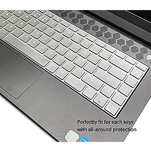 Keyboard Cover for Dell Alienware M15 R6 & M15 R5 Gaming Laptop, Dell Alienware X16 M16 M1, Dell Alienware x15 R1 & x17 R1, Dell G16 7630 7620 Gaming Laptop Keyboard Skin Cover Protector, TPU
