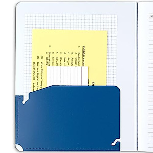 Five Star Interactive Notetaking Composition Books, 3 Pack, 1-Subject, College Ruled Paper, 11" x 8-1/2", 100 Sheets, Customizable Cover, Forest Green, Fire Red, Pacific Blue (850069-ECM)