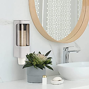 [300 Count - 4 oz] Small Paper Cups, Mouthwash Cups Bathroom Cups Mini Cups Small Disposable Cups