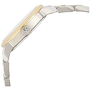 Burberry Silver Dial Two-tone Silver and Gold-tone Bracelet Ladies Watch BU9115