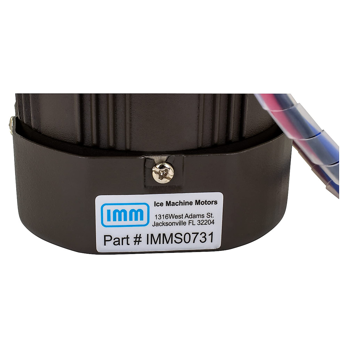 IMM Ice Machine Motor Replacement for Hoshizaki S-0731 Ice Machine Motors Includes mounting Plate 14 inch Cable & Plug Fits 900-SD, KM-1300MAH, and KM-1340MRH