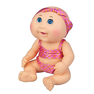 Cabbage Patch Kids Splash N' Float Toy Doll for Pool, Beach, Bath & Swimming - It Really Floats in Water! - Baby with Unicorn Inflatable Tube - Summer Gift for Kids Ages 2+