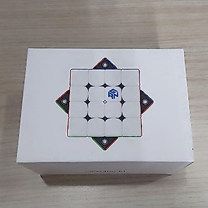 GAN 460 M Magnetic 4x4 Speed Cube, Magnets 4x4 IPG Honeycomb Surface 40°/25° Corner-Cutting 3D Puzzle Fidget Cube Stress Relief Toy Games for Adults and Kids