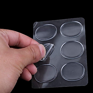 12 Pieces Drum Dampeners Drum Damper Gel Pads Drum Mute Silicone Drum Silencers for for Drums Tone Control Cymbals (Transparent)