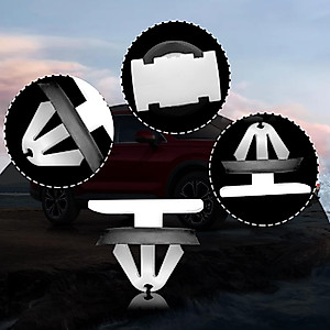 30 PCS Rocker Panel Moulding Clip, Panel Retainer Clip Replacement for GM Chevrolet Equinox Cruze Buick GMC Impala Sonic Acadia Terrain Enclave Cadillac CT6 XT5 XTS