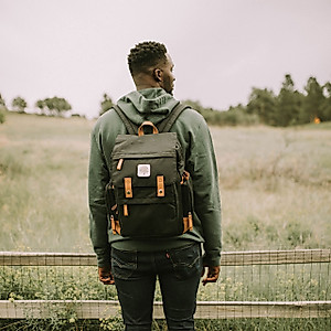 Parker Baby Diaper Backpack - Large Diaper Bag with Insulated Pockets, Stroller Straps and Changing Pad -"Birch Bag" - Black