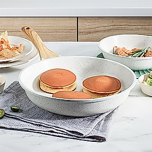 SENSARTE Nonstick Ceramic Cookware Set 13-Piece, Healthy Pots and Pans Set, Non-toxic Kitchen Cooking Set with Stay-Cool Handles, Silicone Tools and Pot Protectors, PFAS and PFOA Free