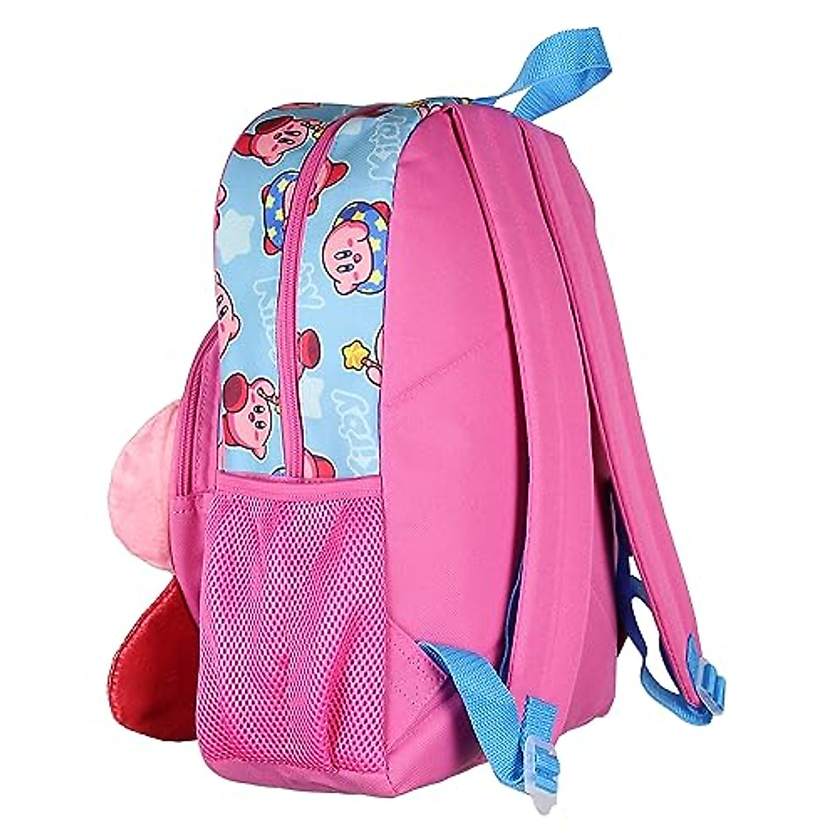 Bioworld Nintendo 3-D Kirby Travel Backpack 16" Sublimated Print Bag