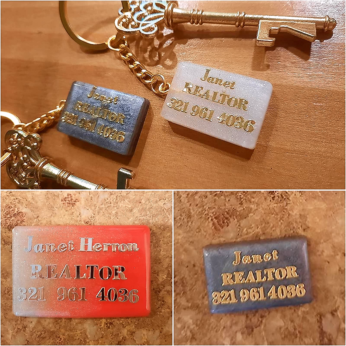 Letter Resin Stickers, AIERSA Small Letter Stickers for Resin Scrapbook Supplies, Alloy Alphabet Number Stickers, Self Adhesive, Glitter Gold and Silver, 3mm and 4.5mm Tall, 12 Sheets