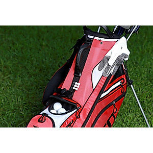 Super Light-Weight Golf Stand Bag for Easy Carry, Red