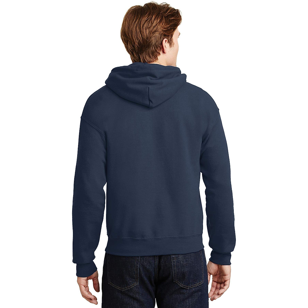 Gildan Blank Hoodie - Hooded Sweatshirt - Unisex Style 18500 Adult Pullover Navy