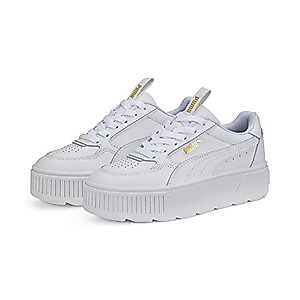 PUMA Womens Karmen Rebelle Sneaker, Womens White Womens White, 7