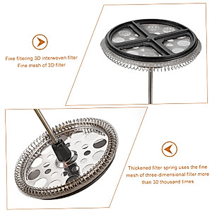 NAMOARLY Coffee Pot Tea Kettle Coffee Tea Maker Pot Office Coffee Maker Espresso Teakettle Coffee Filter Press Travel Coffee Press Cold Brew Coffee Maker with Warmer White Plastic