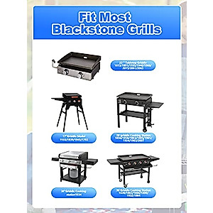 ANPHSIN 2pcs Silicone Grease Cup Liners for Blackstone, Reusable Foldable Grill Drip Pan Liners, Grease Catchers Trays Compatible with Blackstone 36/30/28/22/17inches Griddle (Black 8 x 4 x 3 in)