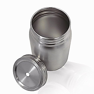 LaserGram Mason Jar Sports Water Bottle, Grad Cap Class of 2020, 2021, 2022, 2023 Personalized Engraving Included