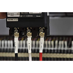 Brother HSe-221 8.8mm Heat Shrink Tube Tape Cassette - Black on White