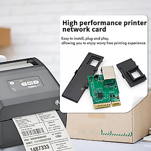 P1112640-015 Kit Upgrade Ethernet Module for Zebra ZD421 ZD421d ZD421t ZD411 Thermal Printer Wired 203dpi 300dpi