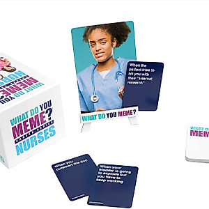 WHAT DO YOU MEME? Nurses Edition - The Hilarious Party Game for Meme Lovers