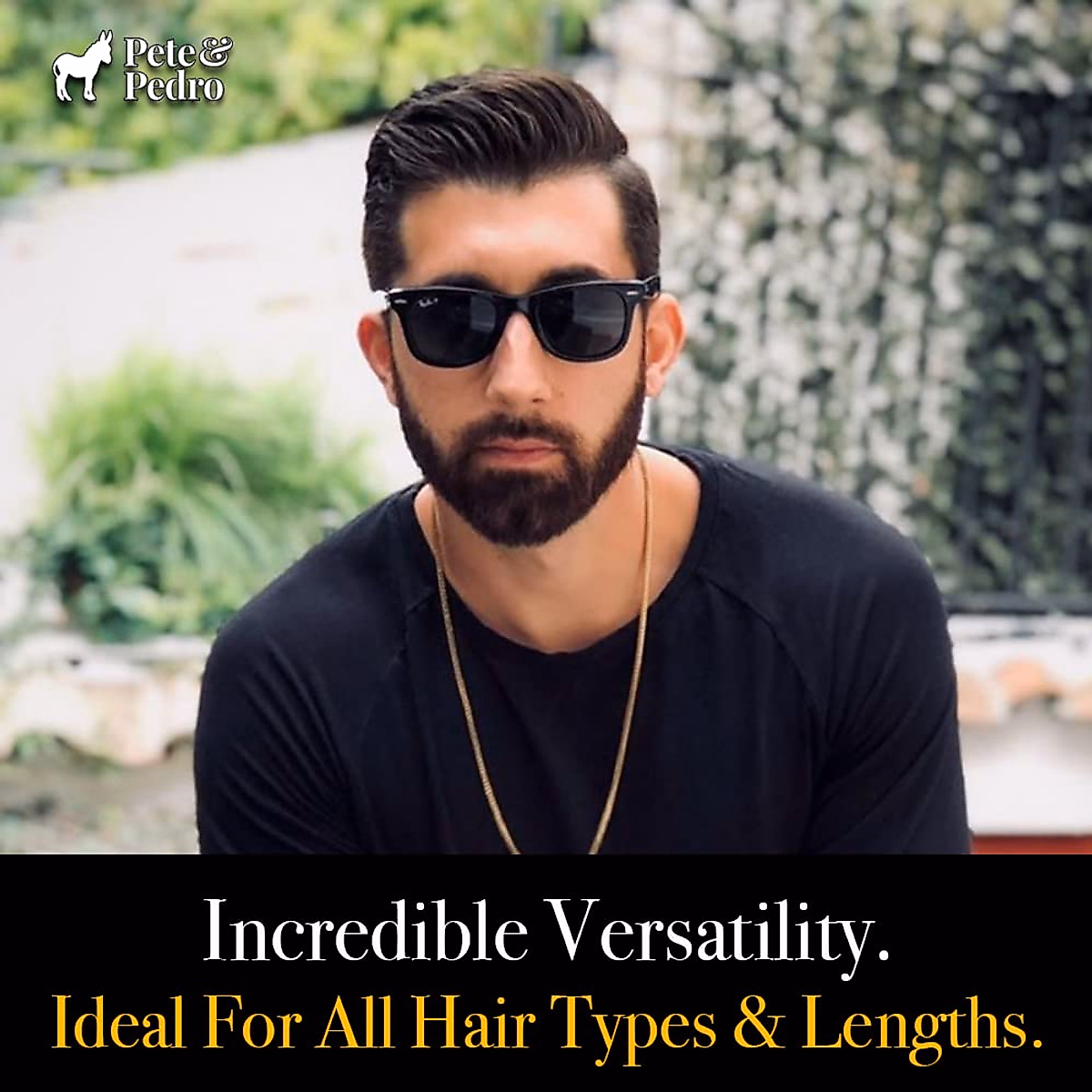 Pete & Pedro HAIR PUTTY - Strong Hold, Matte Finish, Low Shine Hair Clay for Men, Ideal for Hairstyling & Grooming Medium, Messy, & Shorter Hairstyles | Water soluble, As Seen on Shark Tank, .5 oz.