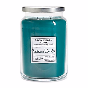 Stonewall Home Balsam Woods, Large Apothecary Jar Candle