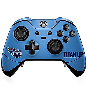 Skinit Decal Gaming Skin Compatible with Xbox One Elite Controller - Officially Licensed NFL Tennessee Titans Team Motto Design