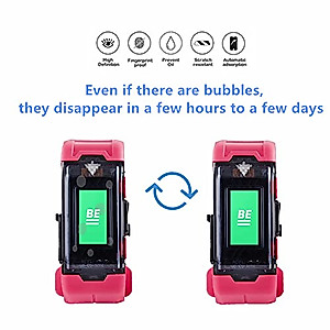 MIHENCE Compatible for Bandai Vital Bracelet BE Screen Protector, HD Premium Real Screen Protector for Vital Bracelet BE [ 3PCS ] [ TPU ]