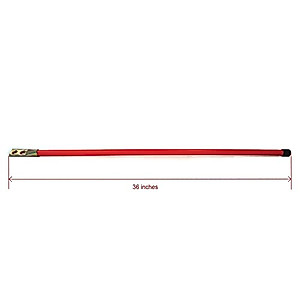 The ROP Shop | Pack of 3 - Set of 36-inch Orange, Snowplow Blade Guide Kit for JThomas Parts W-2036