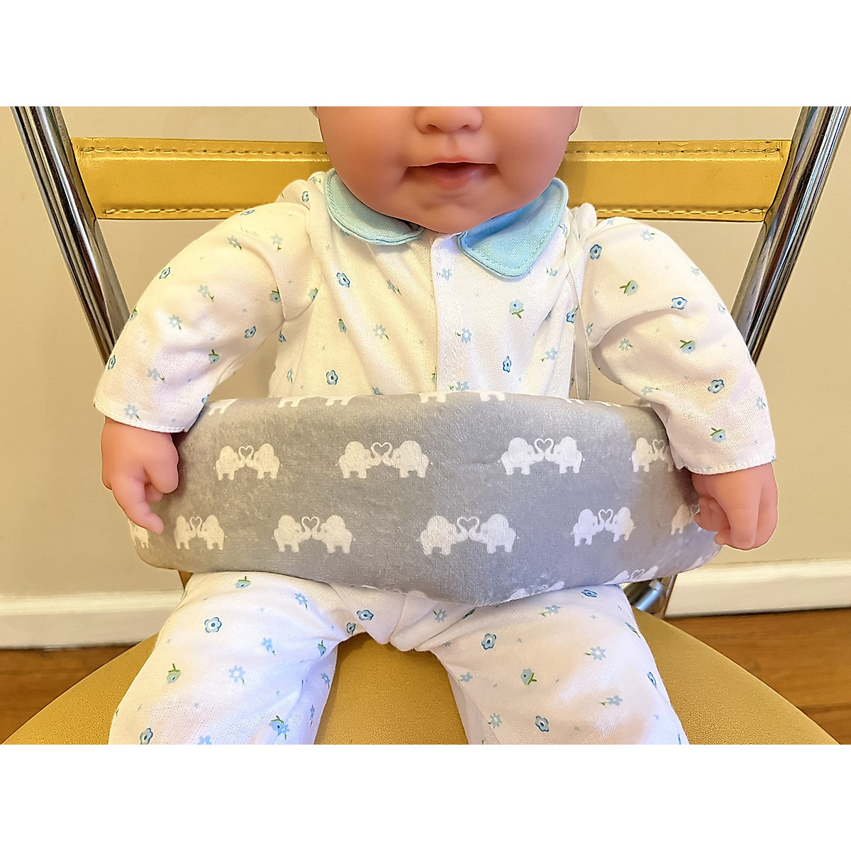 Multifunctional Highchair Strap for Infants&Toddler Grocery Cart Straps Baby high Chair Harness(Elephants Love)