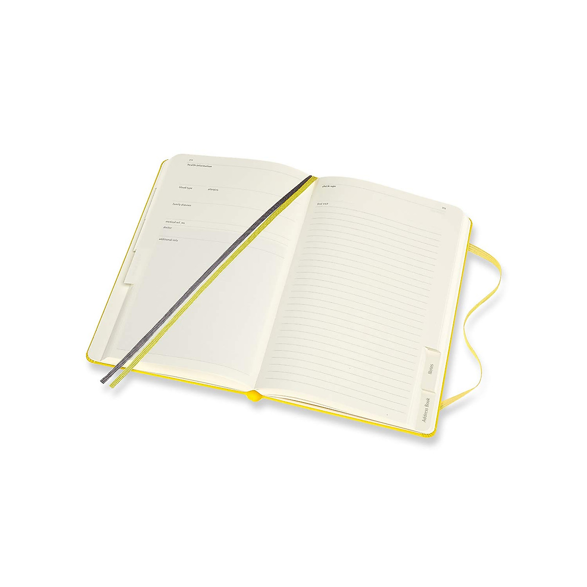 Moleskine Passion Journal, Baby, Hard Cover, Large (5" x 8.25") Yellow, 400 Pages