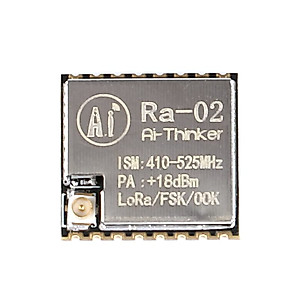 JESSINIE 2Pcs SX1278 LoRa Ra-02 Wireless Module 433MHz Ra-02 Spread Spectrum Wireless Module Serial Port Adapter 3.3V UART Interface with IPEX Connector