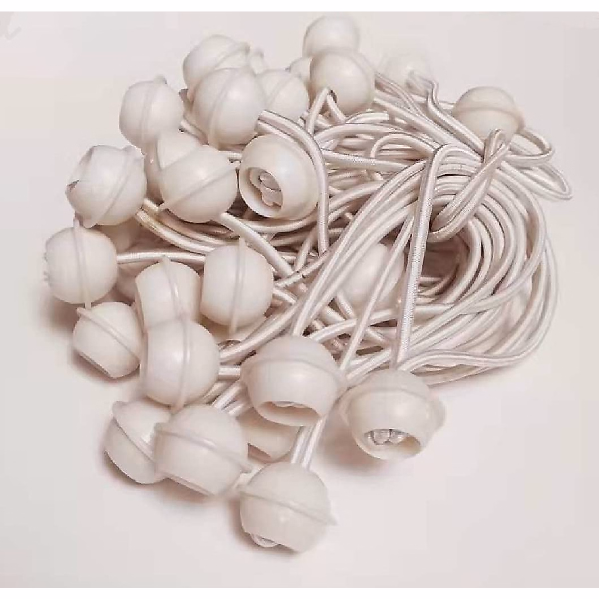 CYS Canopy 10 x 20 Feet Carport Replacement Canopy Cover for Car Tent Top Garage Shelter Cover with Ball Bungees (Only Cover, Frame Not Included) (White1)