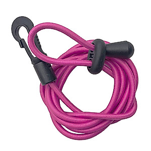 Yiju Fishing Rod Leash Leash Boat Paddle, Rosy, 120cm