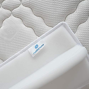 FeelAtHome Twin to King Bed Converter Kit - Bed Bridge - Twin Bed Connector King Maker - Twin & Twin XL Bed Connector to King - Twin Bed Mattress Connector Bridge - King Bed Conversion Kit (8" Class)
