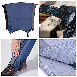 Homebeast 1 Pair Waterproof Snowproof Leg Gaiters Leggings Anti-bite Leg Guard Cover Protection Outdoor Hiking Camping Mountain Climbing