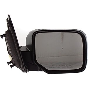 Kool-Vue Mirror Compatible with 2009-2015 Honda Pilot Passenger Side Manual Folding, Heated, Paintable, Power Glass