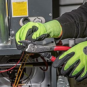 Klein Tools 1005 Cutting / Crimping Tool for 10-22 AWG Terminals and Connectors, Terminal Crimper for Insulated and Non-Insulated Terminals