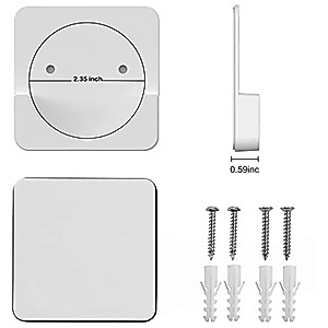 Adhesive Shower Curtain Rod Tension Holder,Shower Curtain Rod Holder,Shower Rod Mount Retainer | No Drilling | Stick On | 2 Pack(Shower Curtain Rod Not Included)