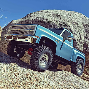 Axial RC Truck 1/10 SCX10 III Pro-Line 1982 Chevy K10 4WD Rock Crawler Brushed RTR (Battery and Charger Not Included), AXI03029, Blue