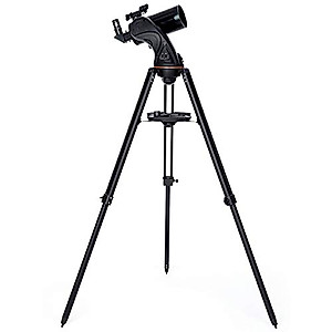 Celestron Astro Fi 102 Wi-Fi Maksutov Wireless Reflecting Telescope, Black (22202)