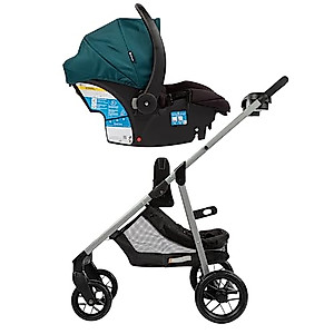 Safety 1st Grow and Go Flex 8-in-1 Car Seat Stroller Combo, Baby Stroller Travel Systems for Infants 4-30 lbs, Stroller and Carseat Combo Set, Forest Tide