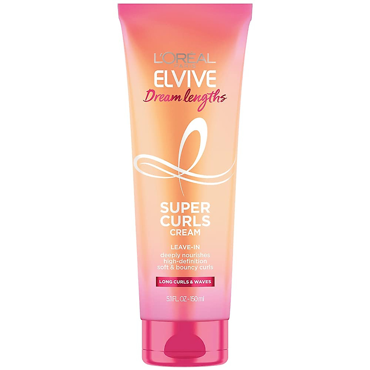 L’Oréal Paris Elvive Dream Lengths Super Curls Cream Leave-In, 5.1 Ounce