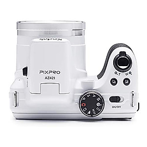 KODAK PIXPRO Astro Zoom AZ421-WH 16MP Digital Camera with 42X Optical Zoom and 3" LCD Screen (White)