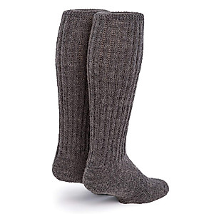 WARRIOR ALPACA SOCKS - Second to None Thick Alpaca Terry Lined Boot Socks - Unisex (1 Pair X-Large, Medium Gray)