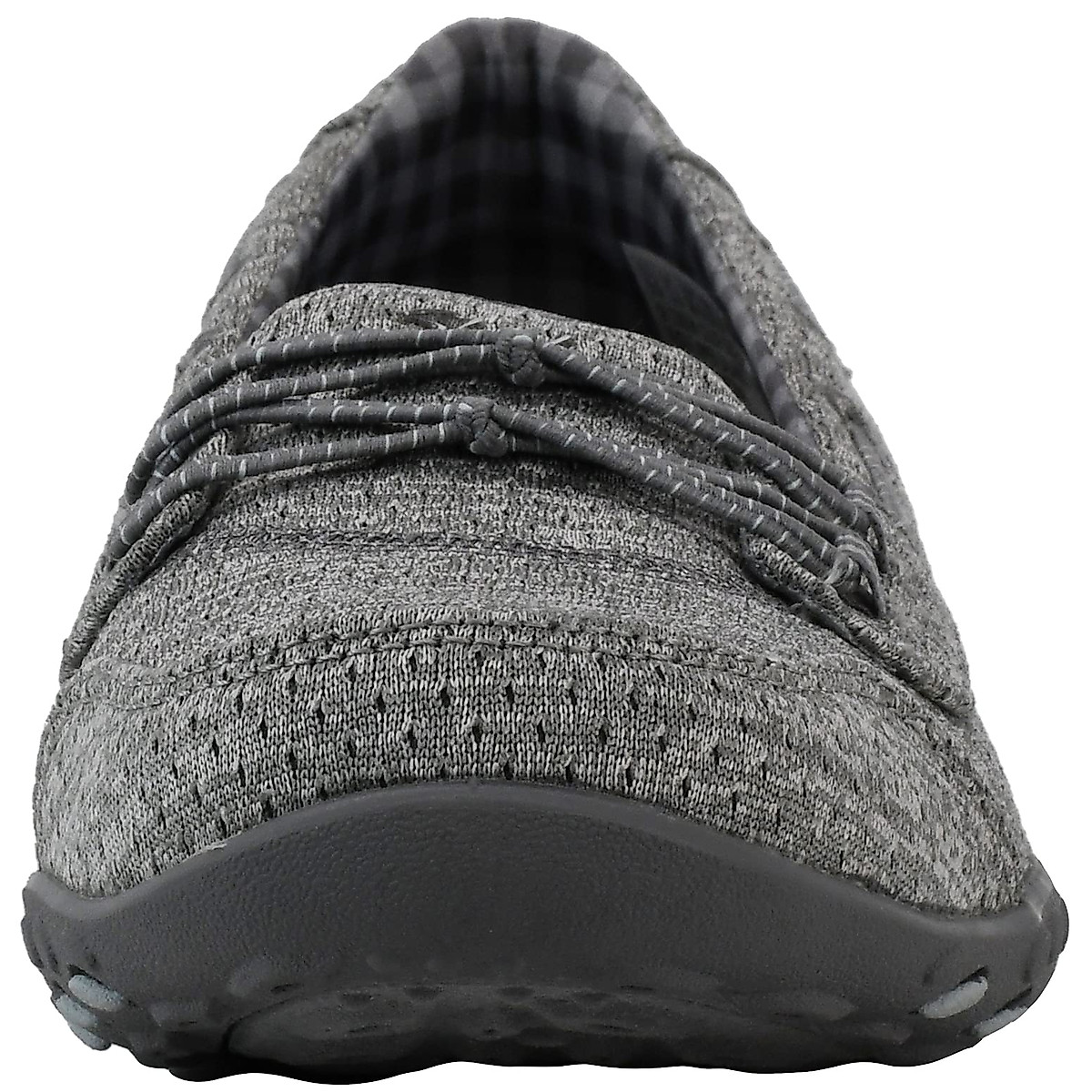 Skechers Women's Breathe Easy-Good Influence Sneaker, Grey, 8 M US