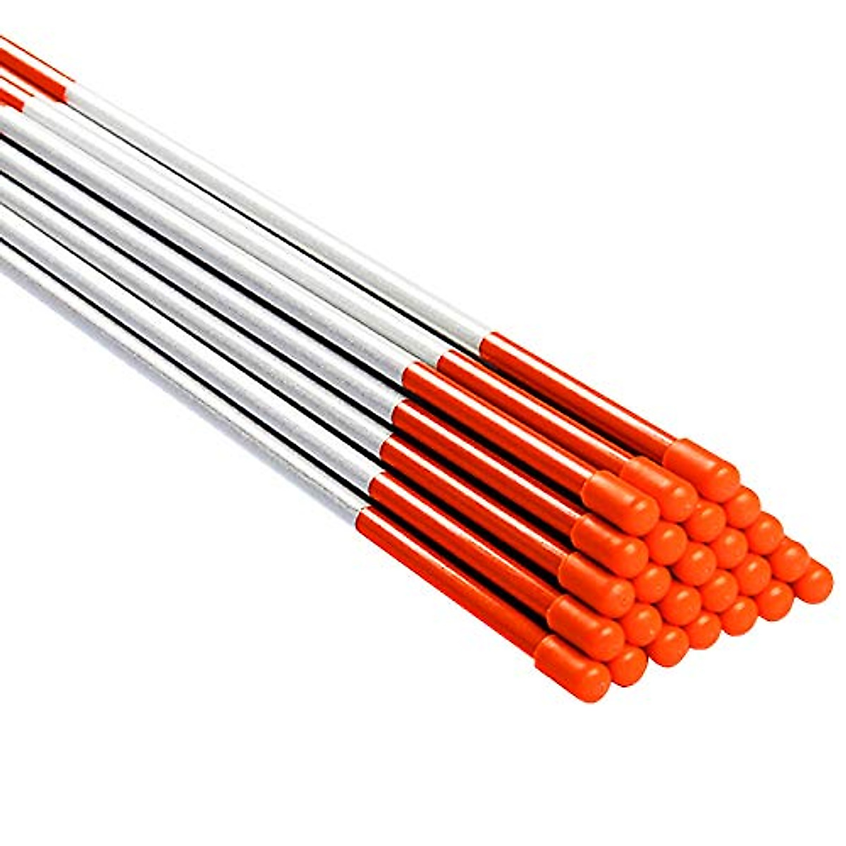 BTSD-home 25 Pack Driveway Markers Fiberglass 48 Inch Snow Stakes with Reflective Tape