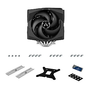 ARCTIC Freezer 50 - Multi Compatible Dual Tower CPU Cooler with A-RGB, CPU Cooler for AMD and Intel, Two Pressure-Optimised Fans, 6 Heatpipes, LGA1700 Compatible, MX-4 Thermal Paste incl.